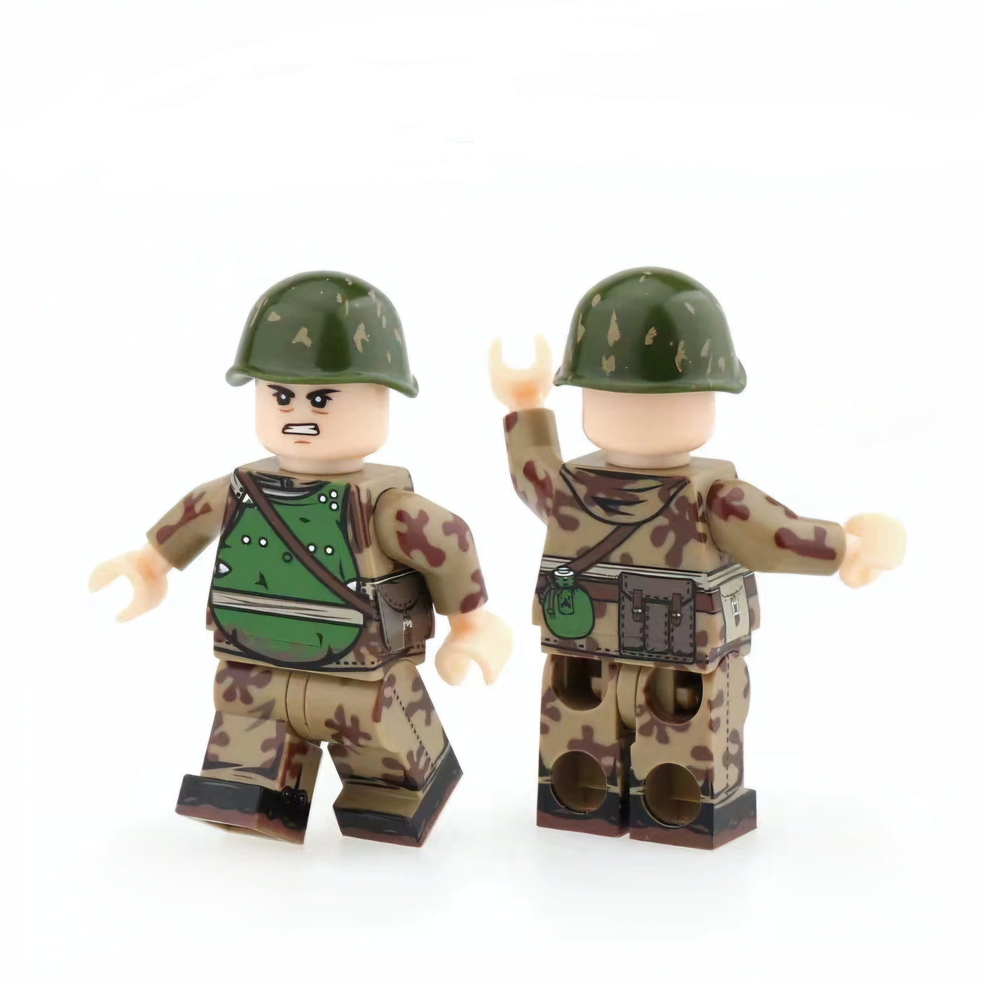 WW2 Soviet Assault "Shock" Infantry x10 — Brick Block Army