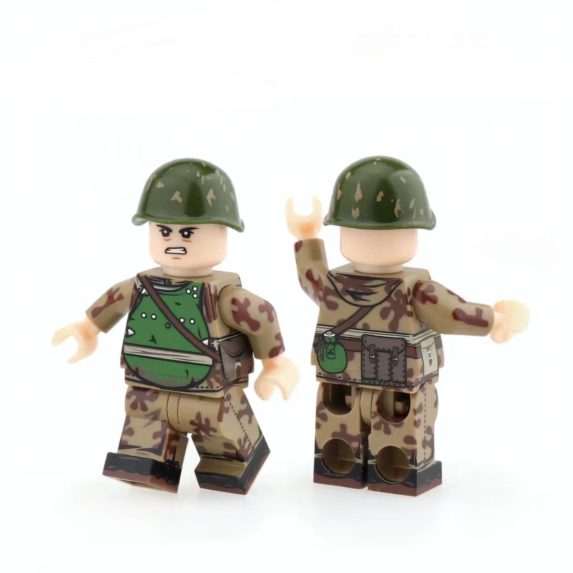 WW2 Soviet Assault "Shock" Infantry x10 — Brick Block Army