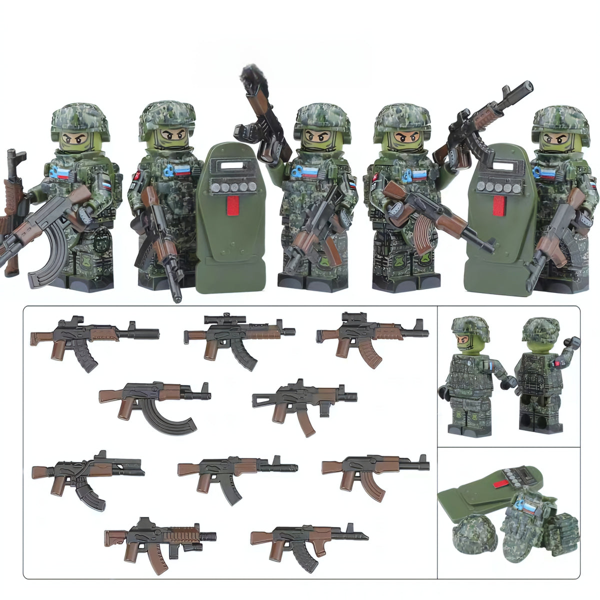 Russian Army "SMO" Engineering Battalion x5 — Brick Block Army