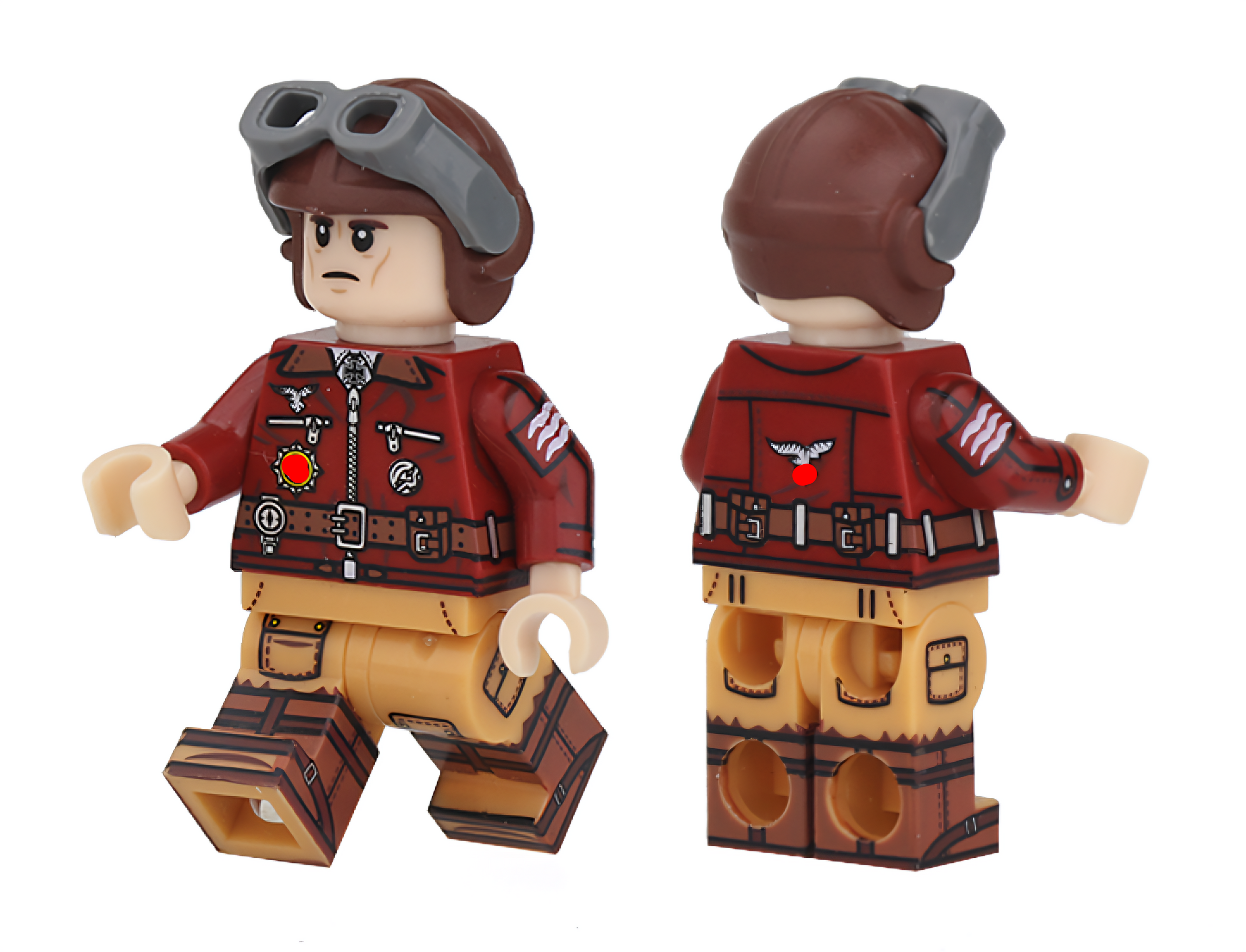 WW2 German Fighter Pilot Aces x10 — Brick Block Army