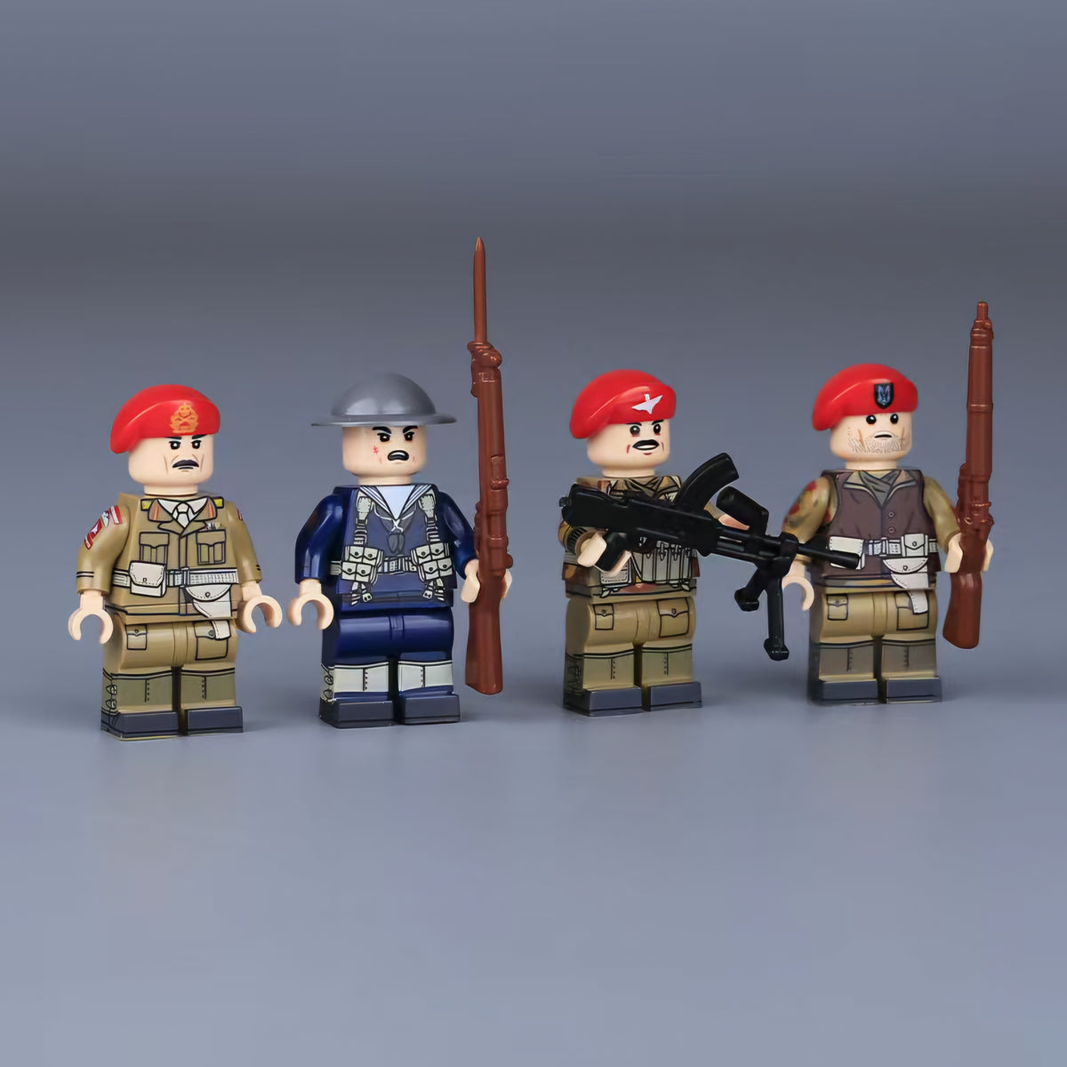 WW2 British "Field Marshal Bernard Montgomery" & Squad x4 — Brick Block ...