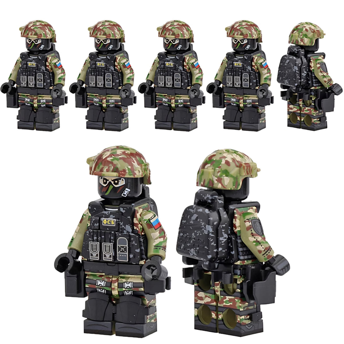 Russian FSB Special Purpose Center "Vympel" Group x5 — Brick Block Army