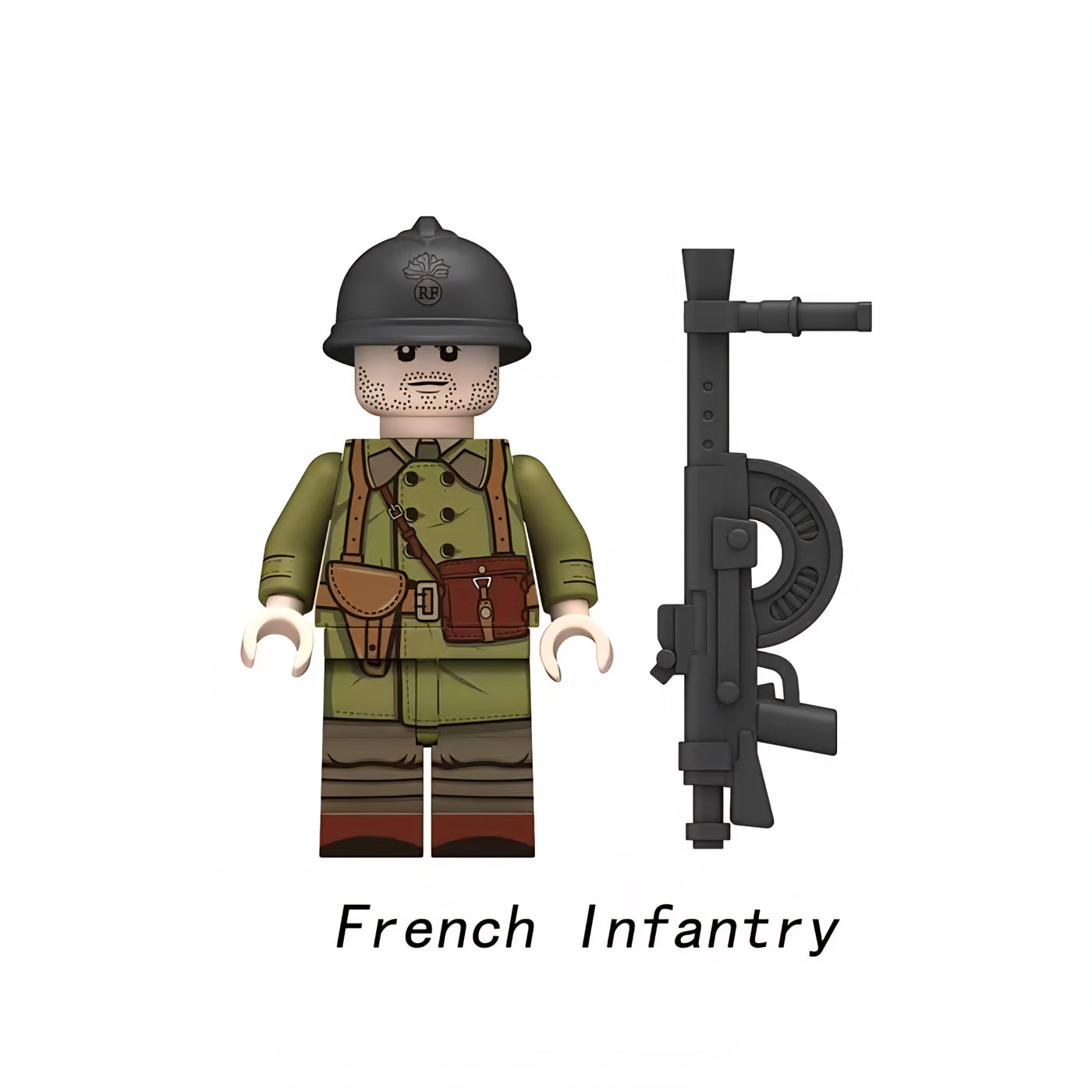 WW2 French Army Squad x4 — Brick Block Army