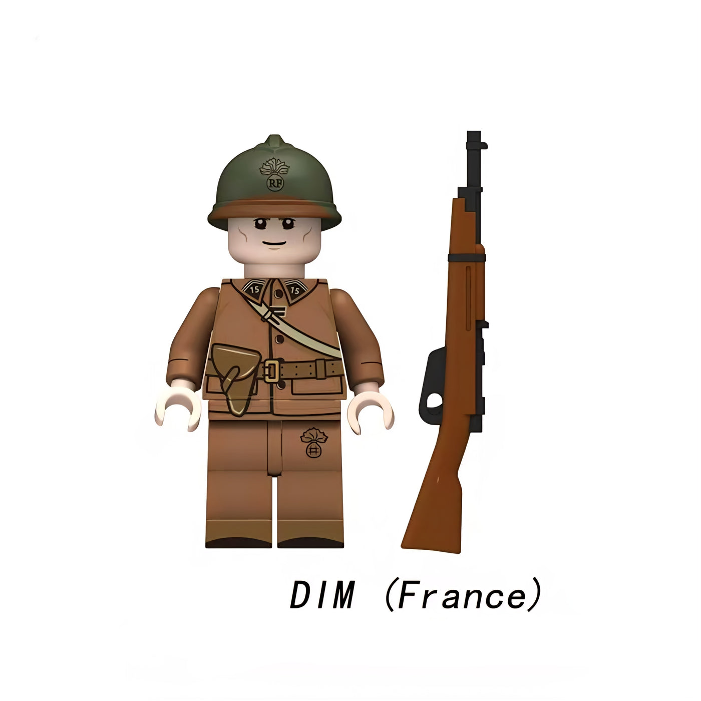 WW2 French Army Squad x4 — Brick Block Army