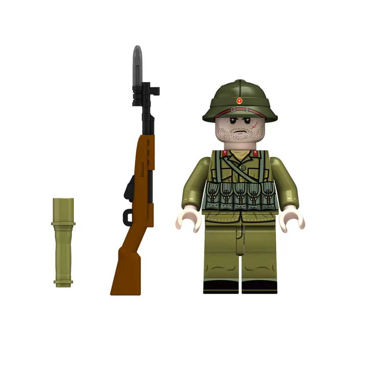 Vietnam War US Army Vs PAVN Infantry Squad x6 — Brick Block Army