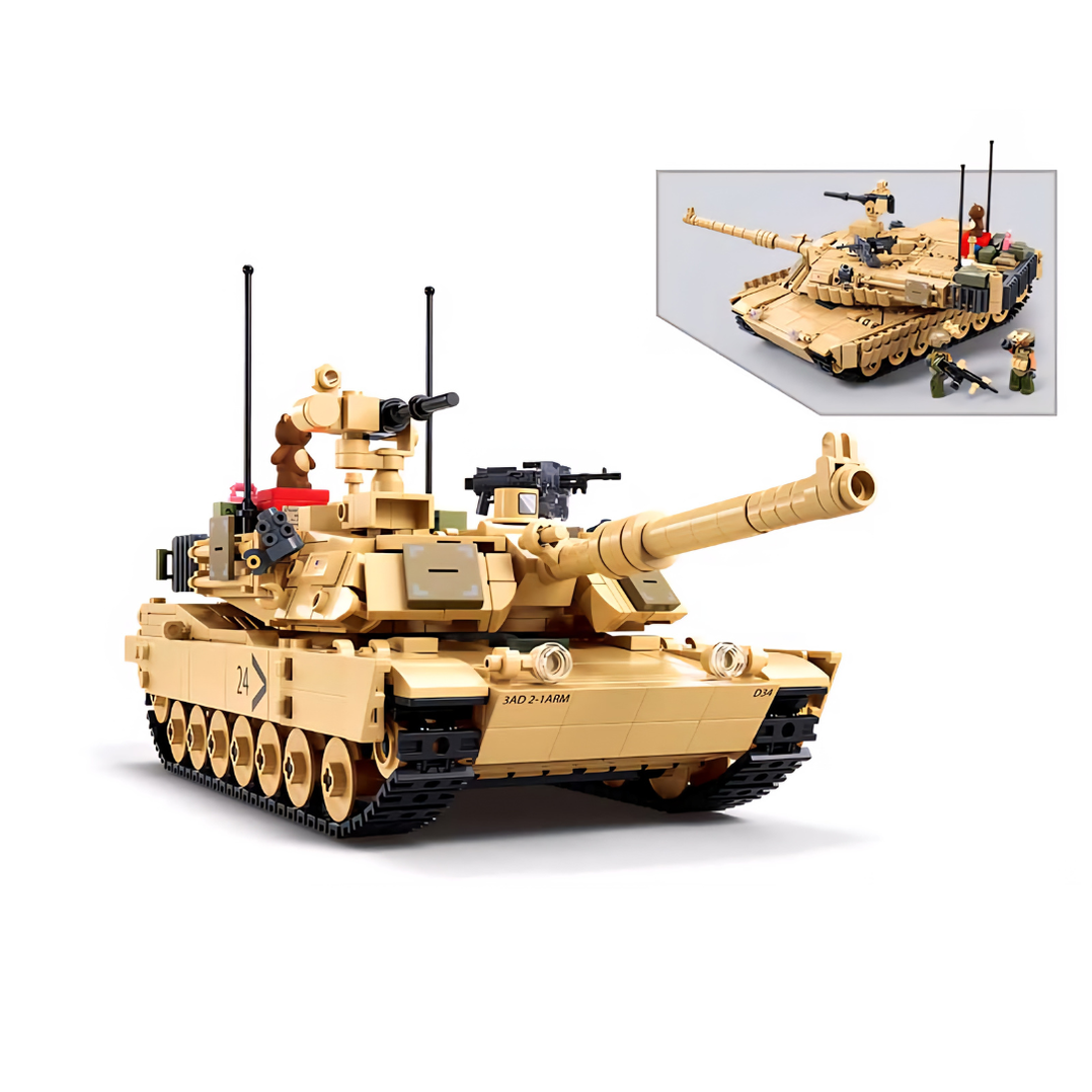 US Army M1A2 SEPv3 TUSK Main Battle Tank — Brick Block Army