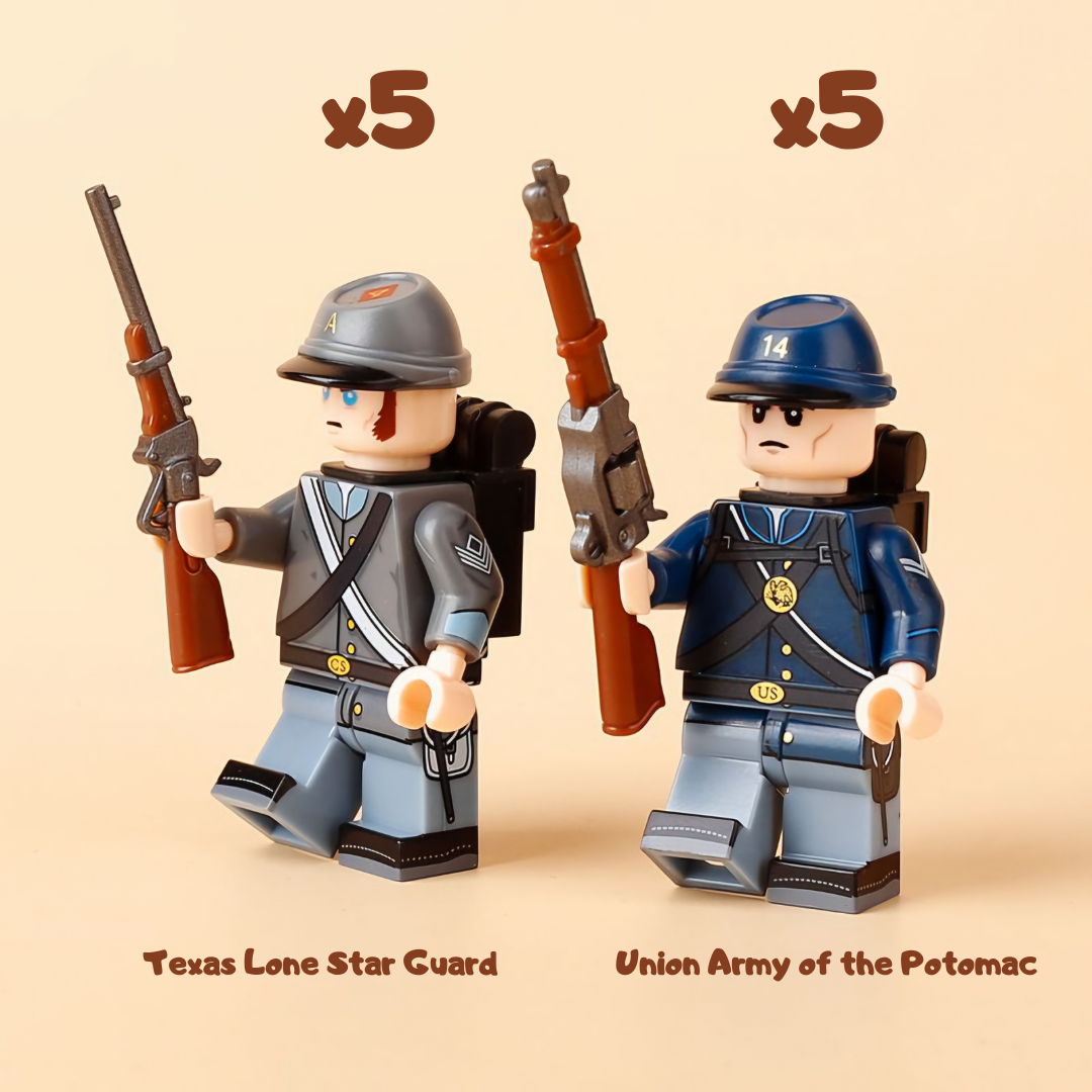 The American Civil War Union Vs Confederacy (V2) — Brick Block Army