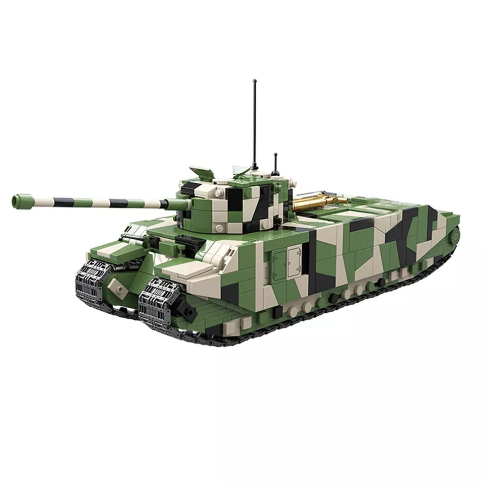 WW2 British Tog II Super Heavy Tank — Brick Block Army