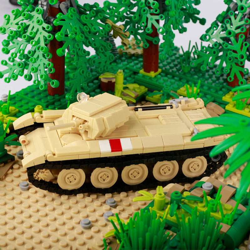 WW2 British "Crusader ll" Cruiser Tank — Brick Block Army