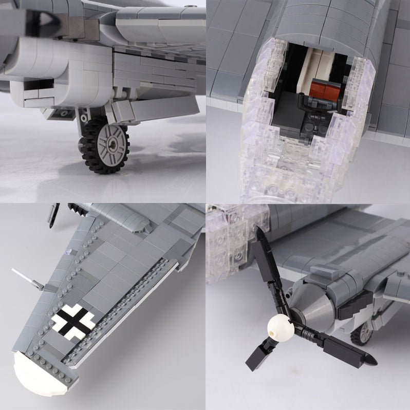 WW2 German Luftwaffe Heinkel He 111 Bomber — Brick Block Army