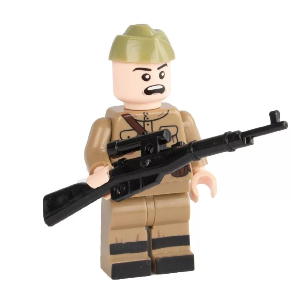 WW2 Mosin Nagant Sniper Rifle x10 — Brick Block Army