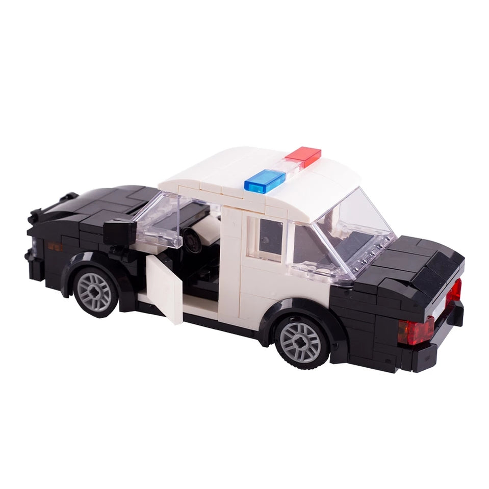 Classic USA Police Car — Brick Block Army