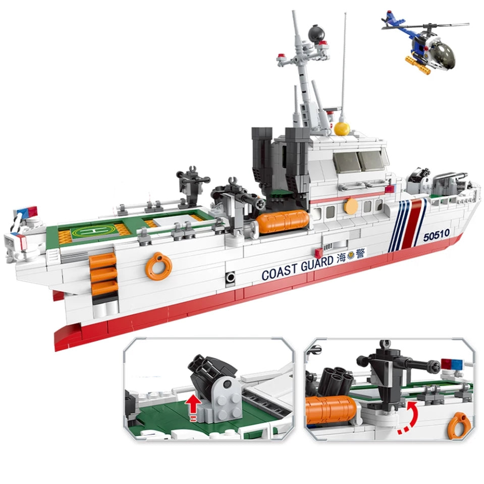 CCG Shucha II-Class Patrol Cutter Vessel — Brick Block Army