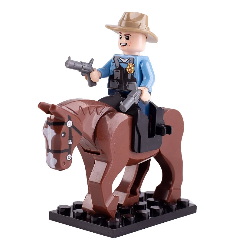 Mounted Police Sheriff — Brick Block Army