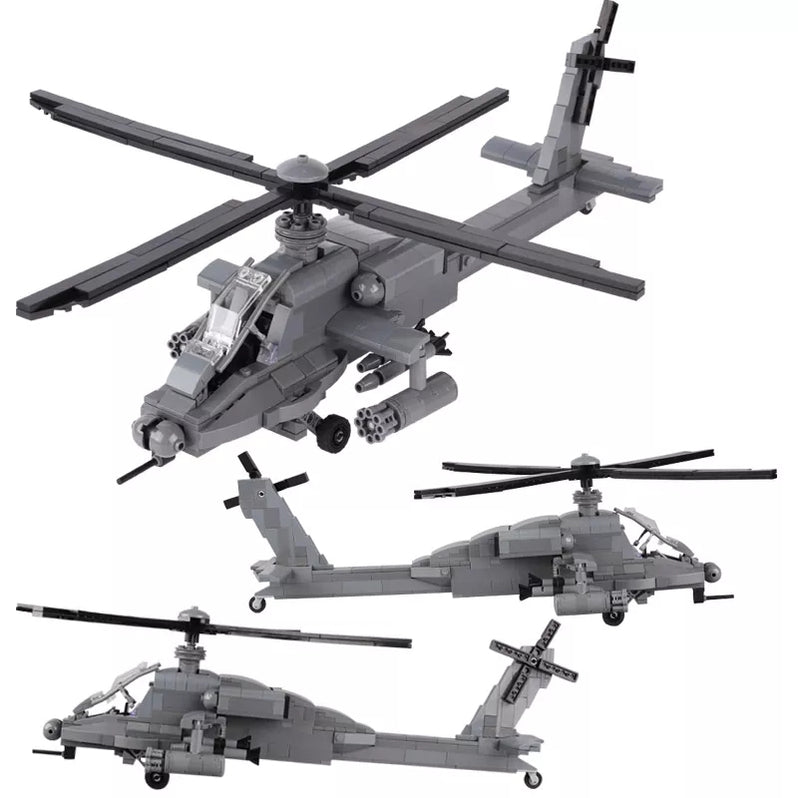 US Army AH-64D Apache Attack Helicopter — Brick Block Army