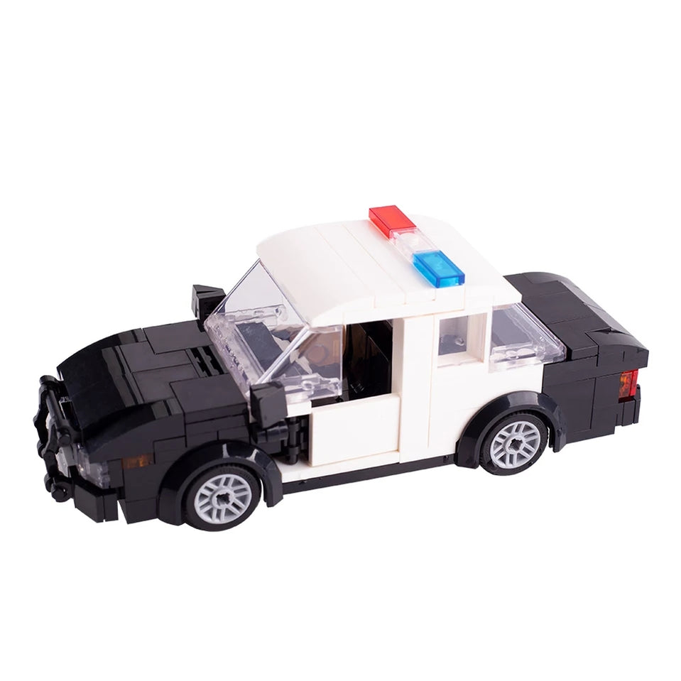 Classic USA Police Car — Brick Block Army