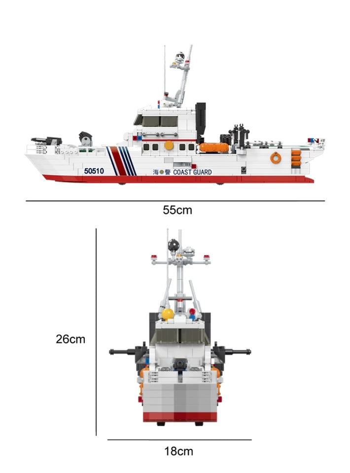 CCG Shucha II-Class Patrol Cutter Vessel — Brick Block Army