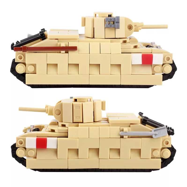 WW2 British "Matilda" Infantry Fighting Tank — Brick Block Army