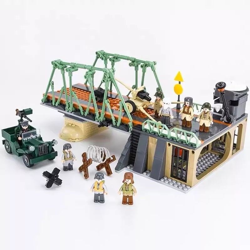 WW2 Moltke Bridge "Battle of Berlin" — Brick Block Army