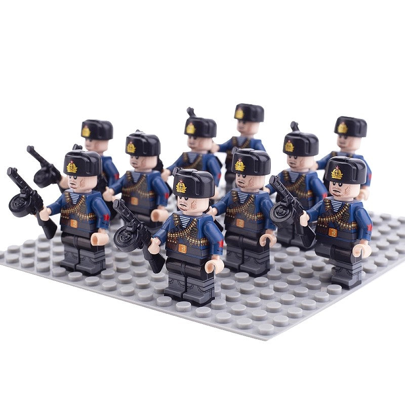 WW2 Soviet Naval Infantry x10 — Brick Block Army