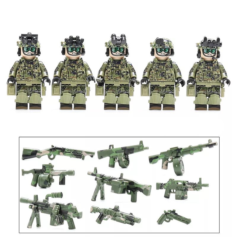 Modern Military Battle Packs — Brick Block Army