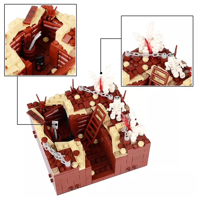 WW1 French Trench Network — Brick Block Army