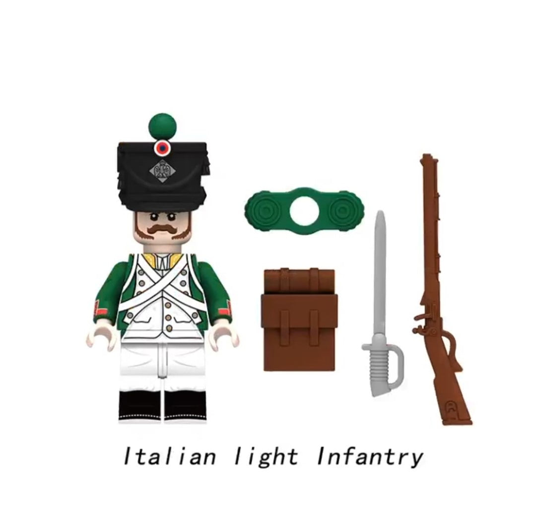 Napoleonic Era European Infantry x4 — Brick Block Army