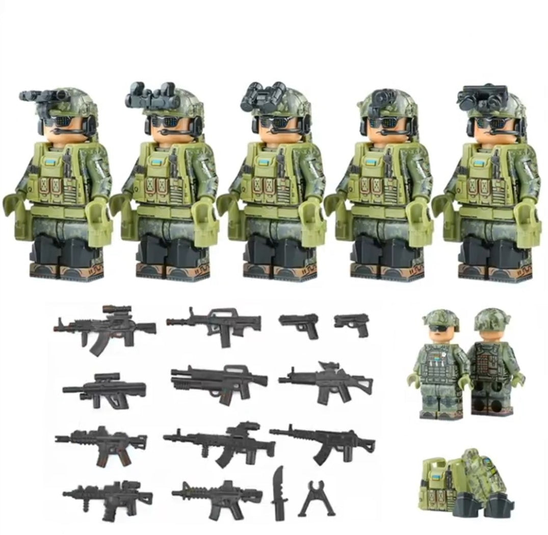 Modern Military Battle Packs — Brick Block Army