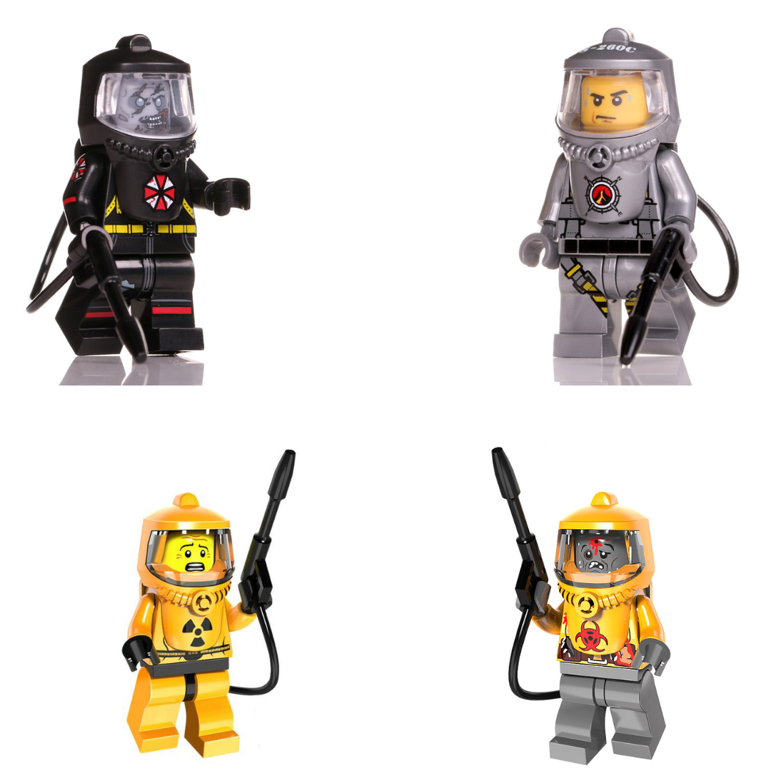 Abnormal CBRN Team x4 — Brick Block Army