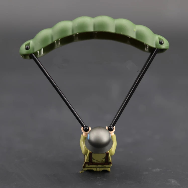 Olive Green Cruciform Parachute x2 — Brick Block Army