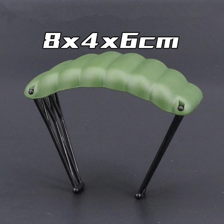 Olive Green Cruciform Parachute x2 — Brick Block Army