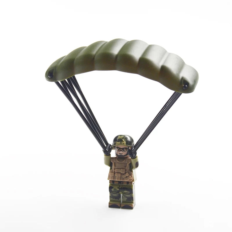 Olive Green Cruciform Parachute x2 — Brick Block Army