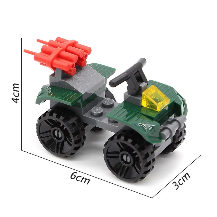 SWAT All Terrain Vehicle (ATV) — Brick Block Army