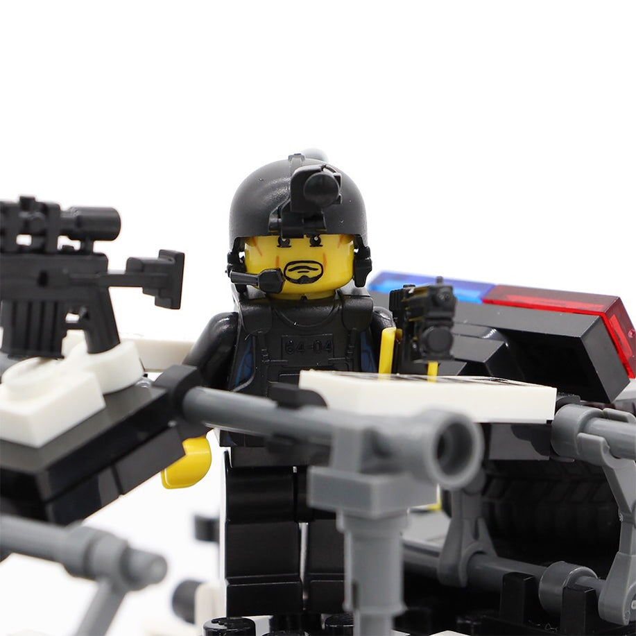 SWAT All Terrain Vehicle (ATV) — Brick Block Army