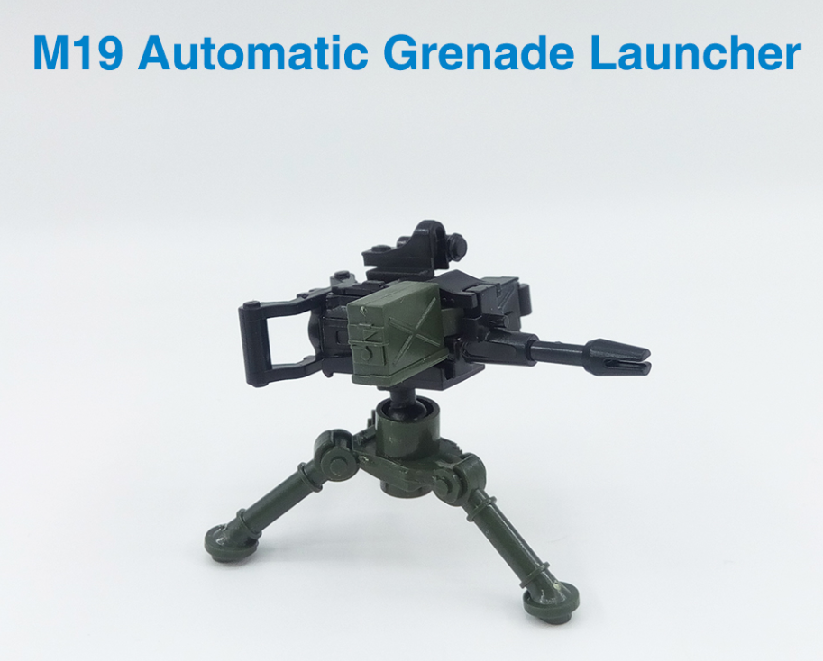 M19 Automatic Grenade launcher — Brick Block Army