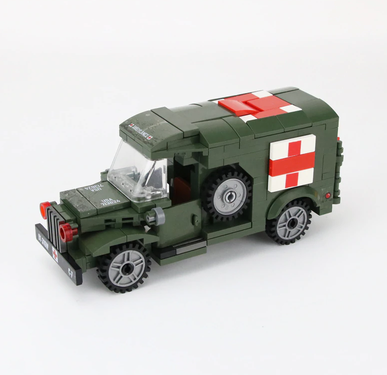 WW2 US Army Military Medic Team — Brick Block Army