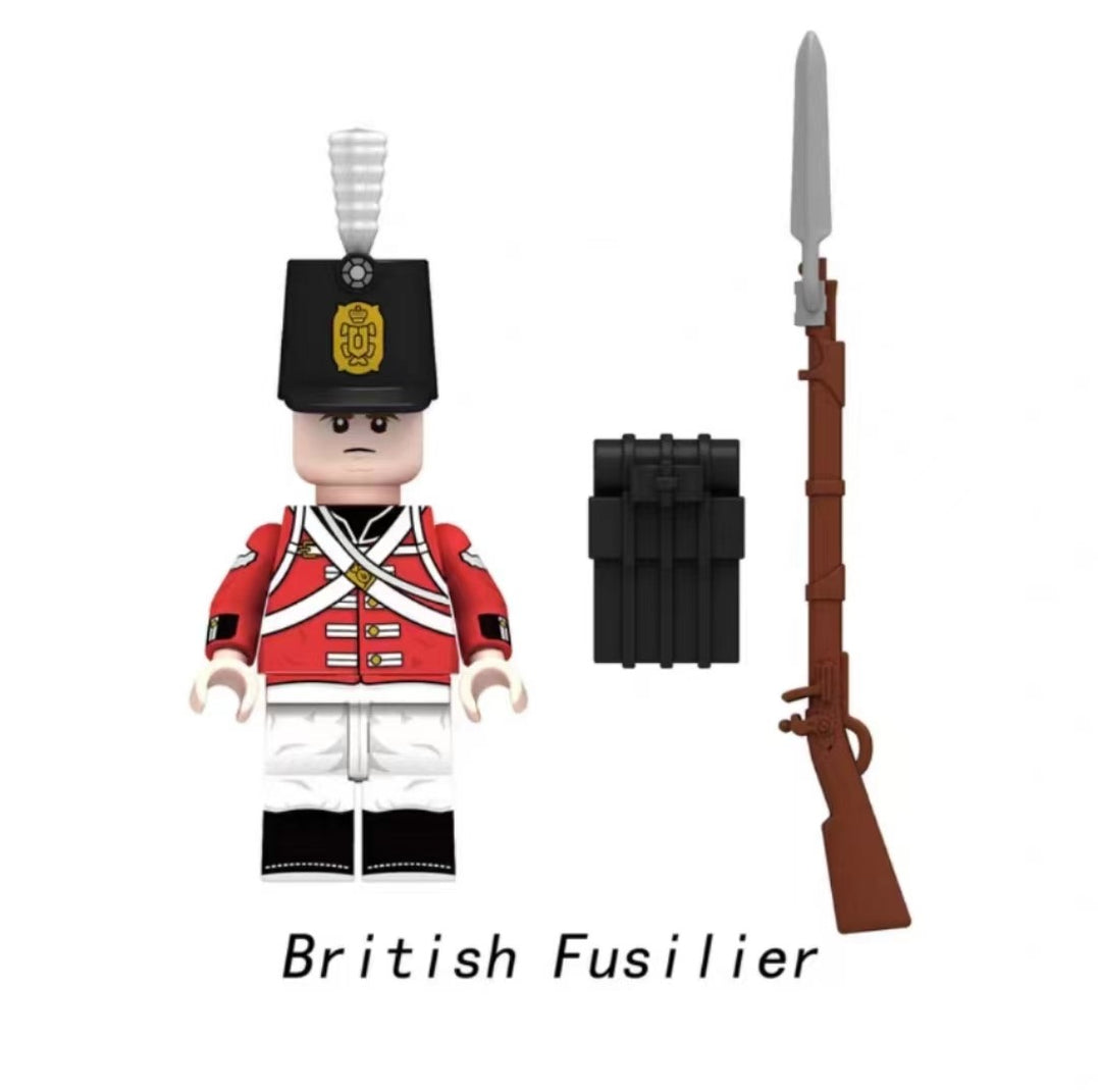 Napoleonic Era Bitish Infantry x4 — Brick Block Army