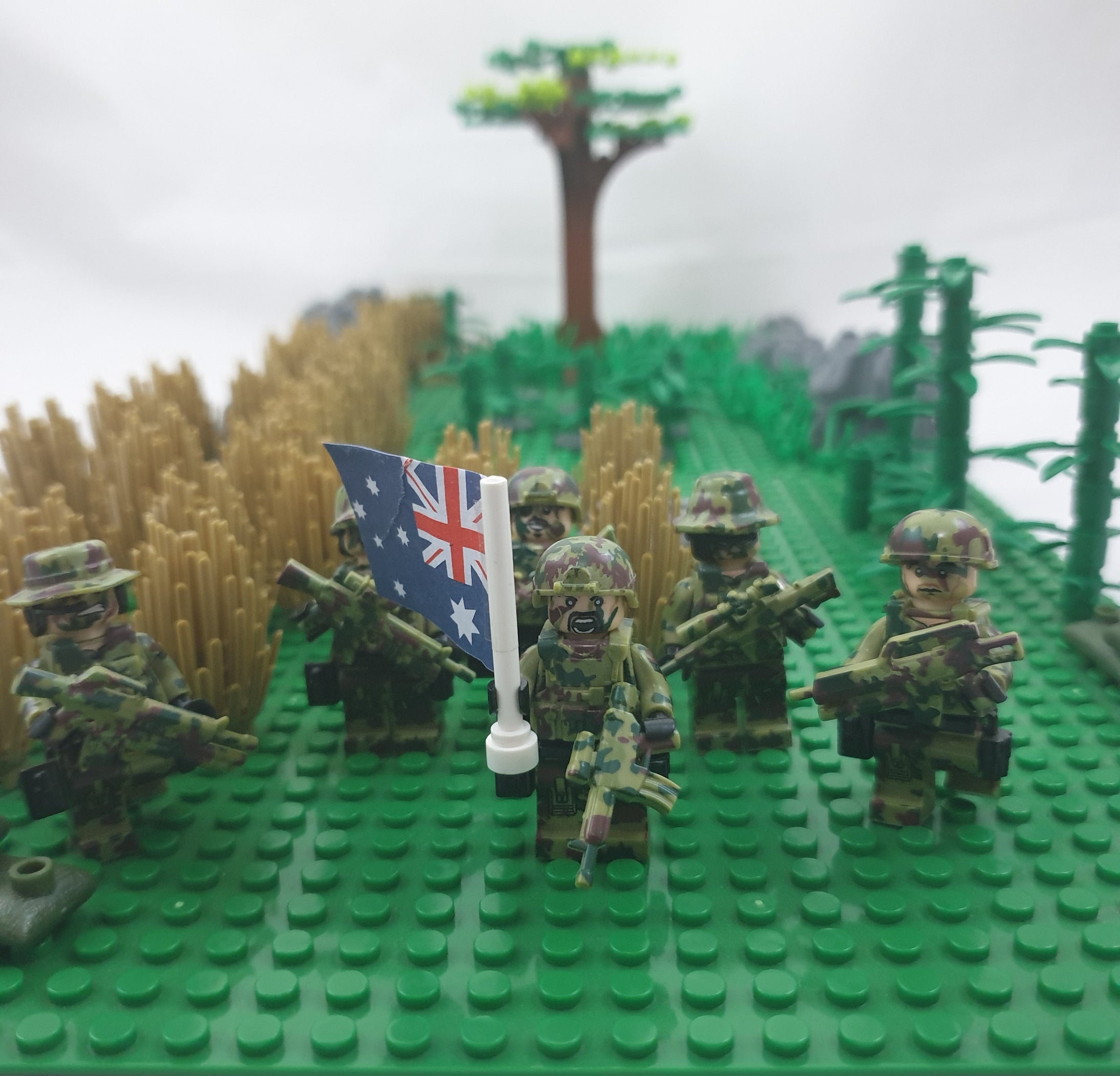 Jungle Commando Soldiers x6 — Brick Block Army